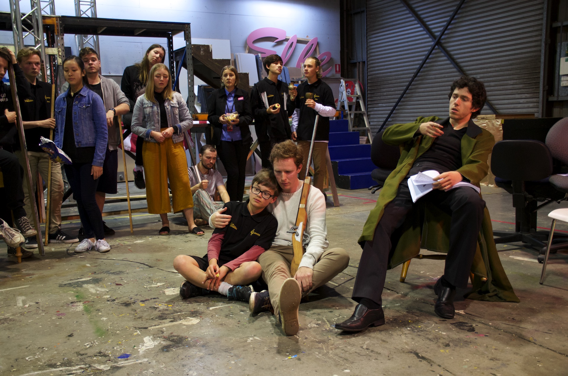 Les Misérables – rehearsing the barricade scenes. – Albatross Musical ...